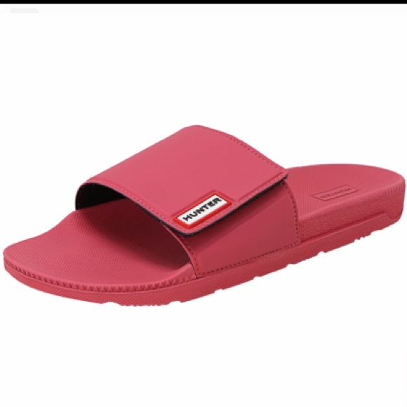 Hunter | Shoes | Hunter Original Adjustable Slides Peony Sandel | Poshmark